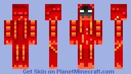 Fire Mage Minecraft Skin