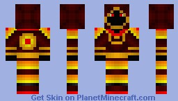 Fire Mage Minecraft Skin