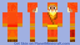 Fire Mage Minecraft Skin