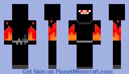 Male Fire Ninja Minecraft Skin