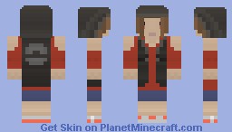 Fire Pokemon Trainer - Female Minecraft Skin