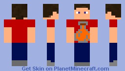 Fire Resitance Potion Tee Minecraft Skin