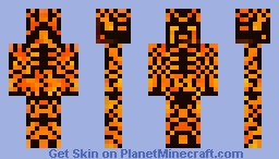 Fire Spirit Minecraft Skin