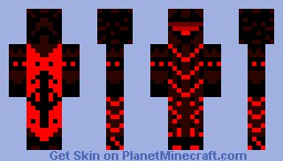 Fire knight Minecraft Skin