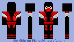 Red ninja Minecraft Skin