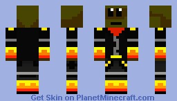Flame Minecraft Skin