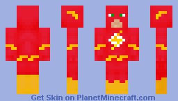 Flash DC Comics Minecraft Skin