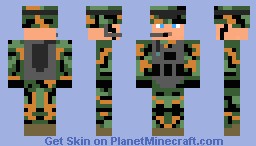 Flektarn Soldier Minecraft Skin