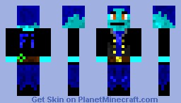 Blue Dude Minecraft Skin