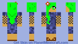 Forest Girl in Lace Dress Minecraft Skin