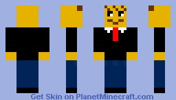 The Amazing Horrifying Formal Pringles Man Minecraft Skin