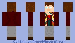 Fourth Doctor Who Minecraft Skin