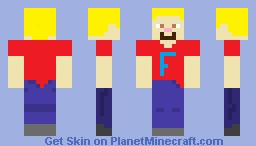 Fred The eager Miner. Minecraft Skin