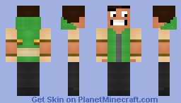 Frog Guy Minecraft Skin