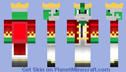 Frog King Minecraft Skin
