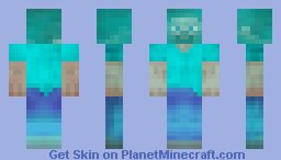 Frozen Steve Minecraft Skin