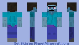 Frozen Steve Minecraft Skin