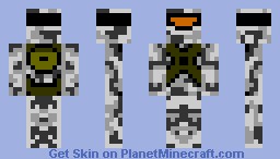 Frozen Tundra Soldier Minecraft Skin