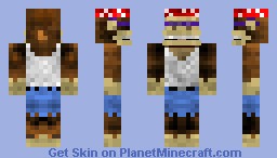 Funky Kong Minecraft Skin