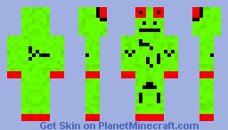 Green Frog Guy Minecraft Skin