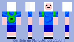 Finn (Adventure Time) Minecraft Skin