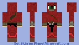 Red apprentice Assassin Minecraft Skin