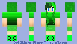 Green girl Minecraft Skin