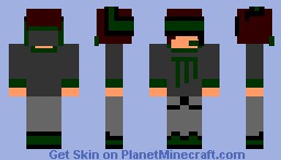 Gamer Indie (Green) Minecraft Skin