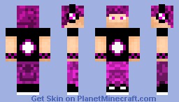 Gamer Teen (Violet) Minecraft Skin