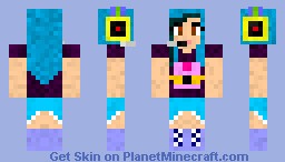 Fan Girl Minecraft Skin