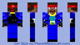 Gangsta Steve Minecraft Skin