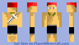 Gangsta with sword Minecraft Skin