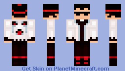 Greaser with Ghast Jacket Minecraft Skin