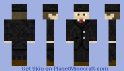 Gentleman ( 3D Hat ) Minecraft Skin