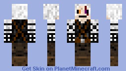 Geralt the Witcher Minecraft Skin