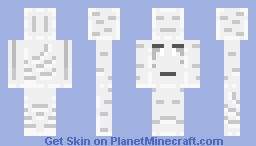 Ghast based skin. Minecraft Skin