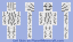 Ghast in human form Minecraft Skin