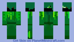 Ghille Suit Creeper Minecraft Skin