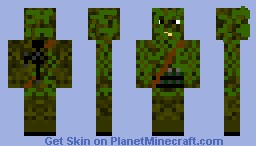 Ghillie Suit Minecraft Skin