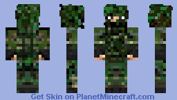 Ghillie Suit Minecraft Skin