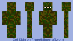 Ghillie Suit Minecraft Skin