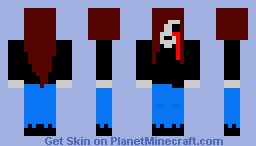 Ghost Girl Minecraft Skin
