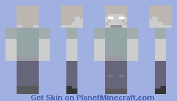 Ghost Herobrine Minecraft Skin