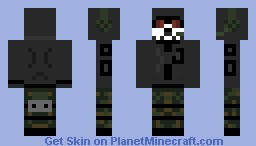 Ghost MW2 Minecraft Skin
