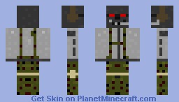 Ghost (Modern Warfare 2) Minecraft Skin
