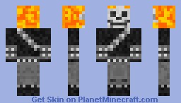 Ghost Rider Minecraft Skin