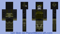 Modern warfare 2 Ghost Minecraft Skin
