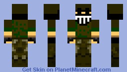 Ghost from MW2 Minecraft Skin