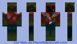 Bloodied Ghoul Minecraft Skin