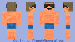 Giantfirering27 in a bathing suit Minecraft Skin